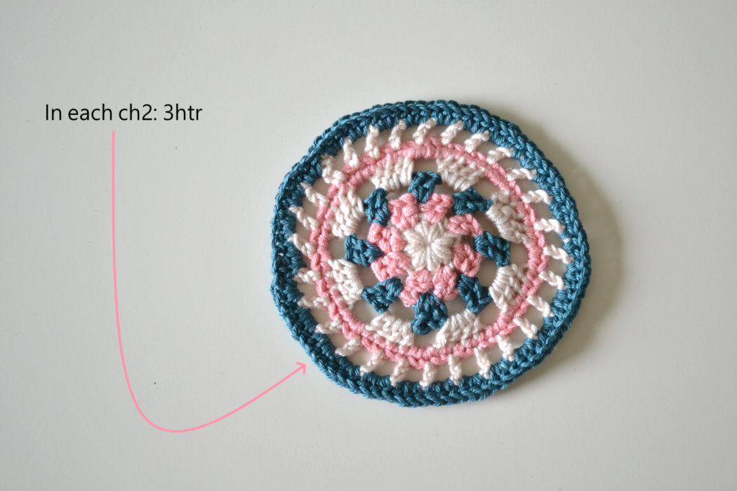Free Crochet Coaster Pattern | Knitting with Chopsticks