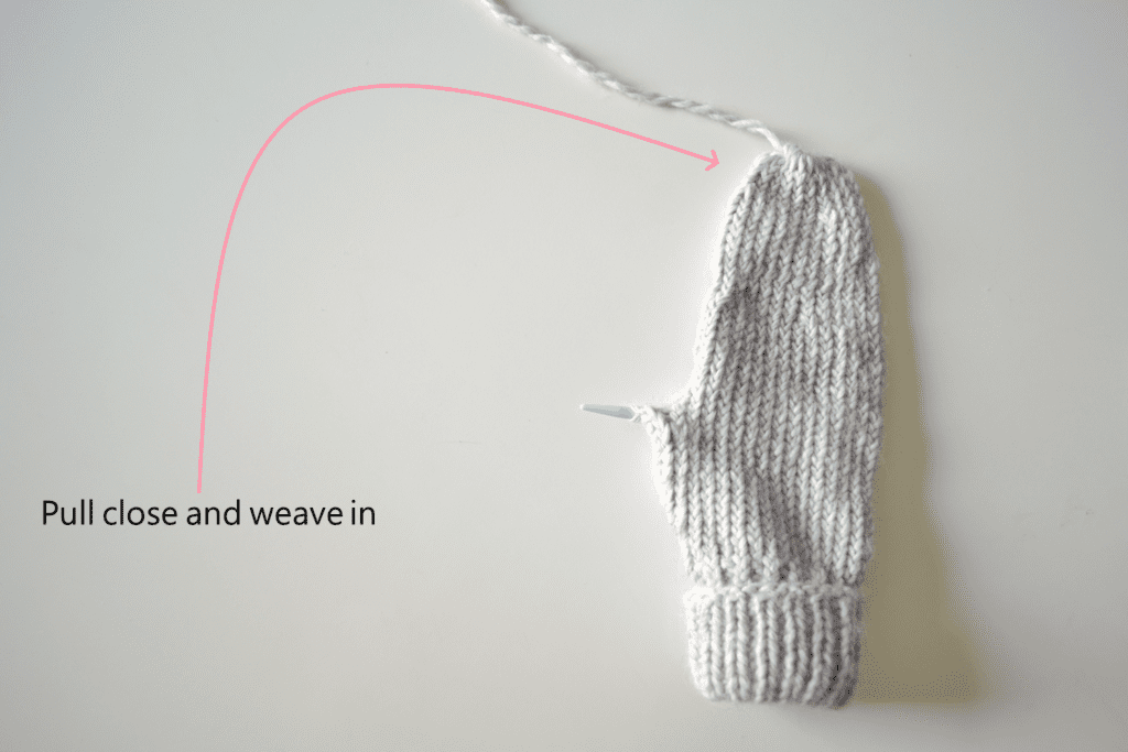 How to Knit Mittens in the Round Free Pattern | Knitting with Chopsticks