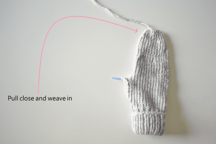 How to Knit Mittens in the Round Free Pattern | Knitting with Chopsticks