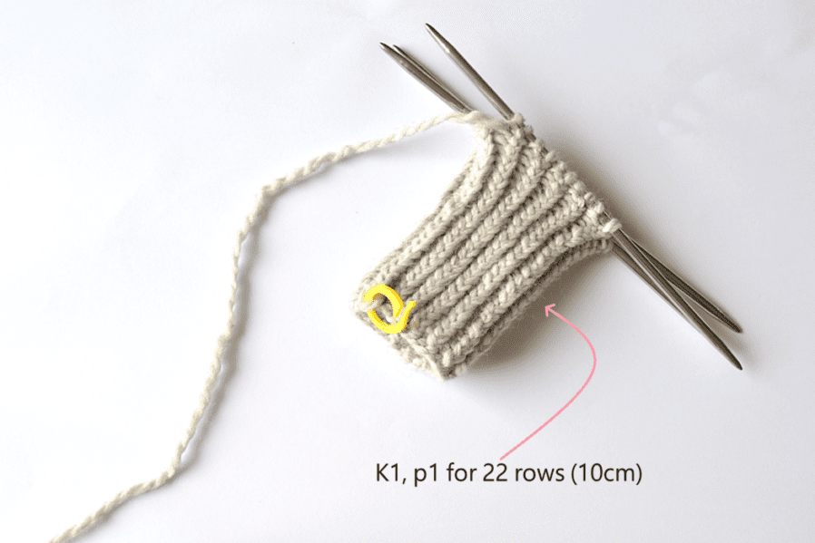 How to Knit Mittens in the Round Free Pattern | Knitting with Chopsticks