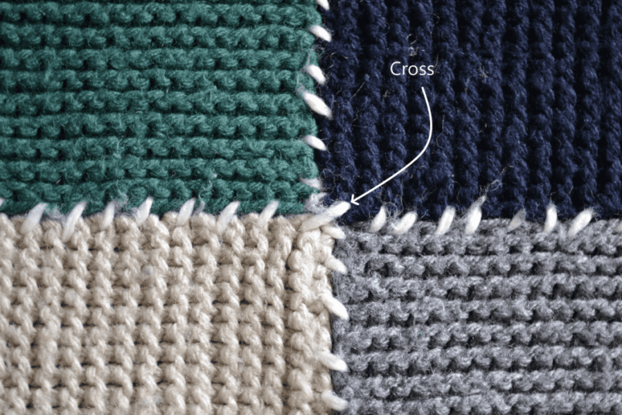 Block Blanket Knitting Pattern: Your first knit afghan | Knitting with ...