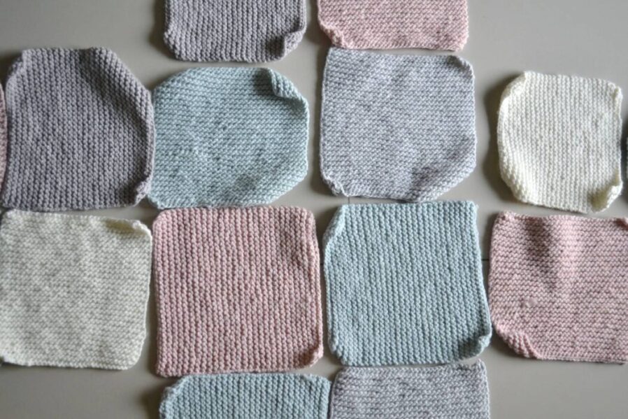 How to make a jumper out of knitted squares? Easy Knit Sweater Pattern