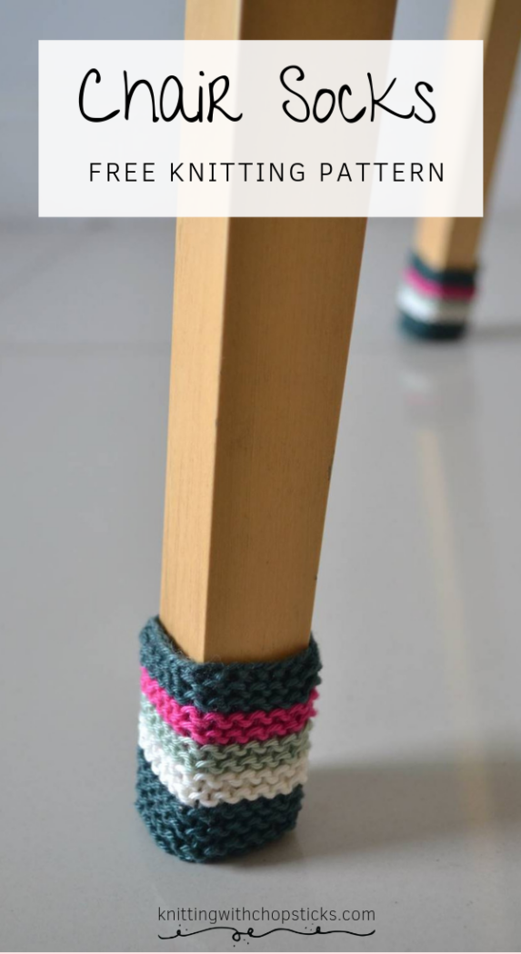 How to Make Cute Chair Socks Knitting Pattern Knitting with Chopsticks