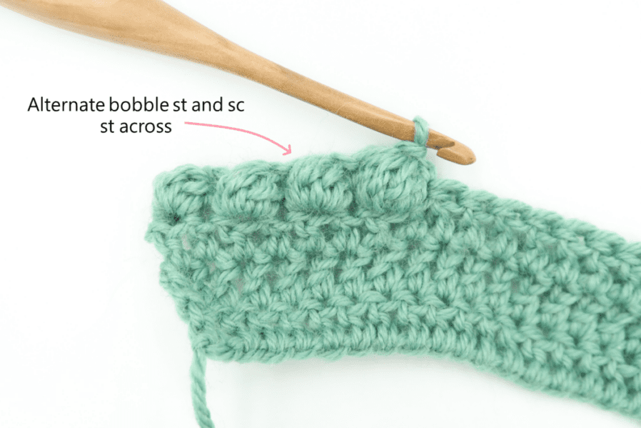 Bobble Stitch Crochet Tutorial | Knitting with Chopsticks