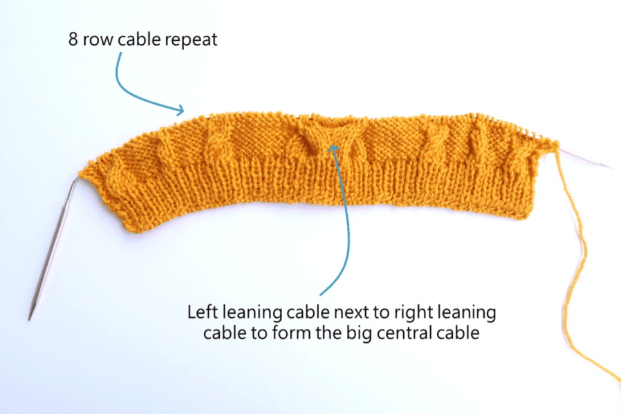 Beautiful Easy Cable Sweater Knitting Pattern | Knitting with Chopsticks