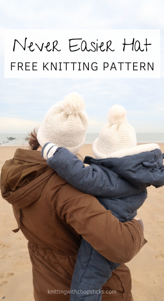 Easy Hat Knitting Pattern FREE | Knitting with Chopsticks