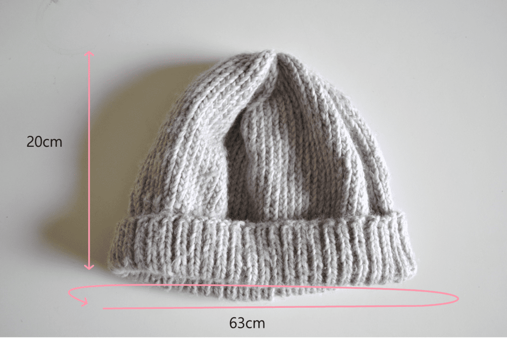 Simple Hat Knitting Pattern - Easy Knit Hat Pattern