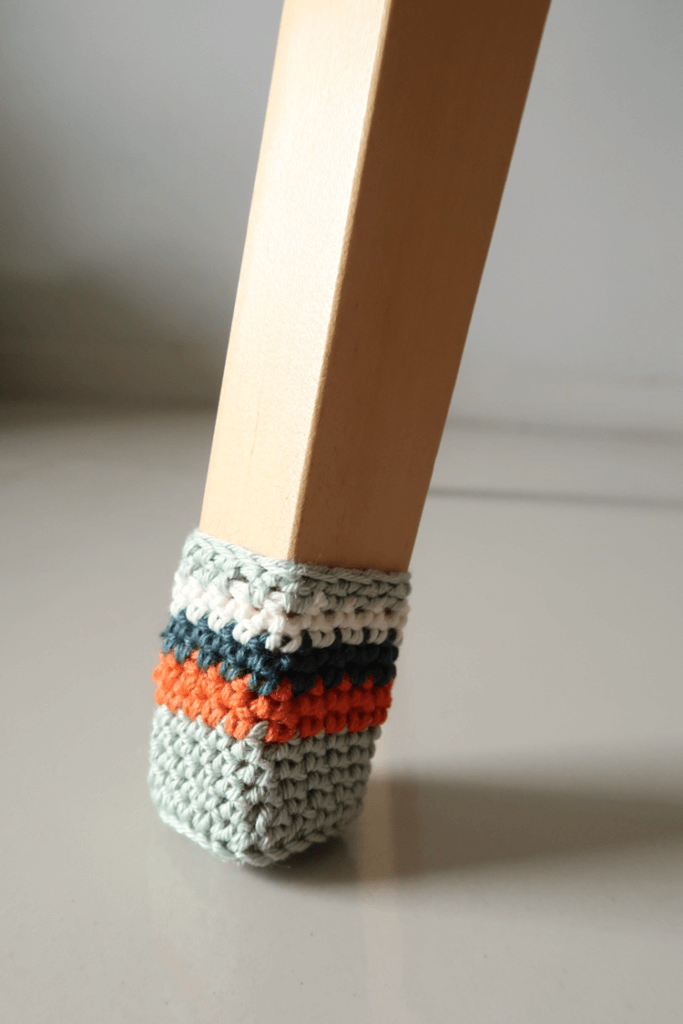 Crochet Chair Socks Pattern | Knitting with Chopsticks