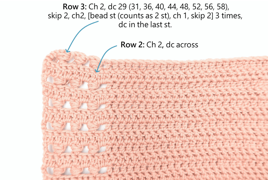 Free Dress Crochet Pattern | Cache Coeur Dress | Knitting with Chopsticks