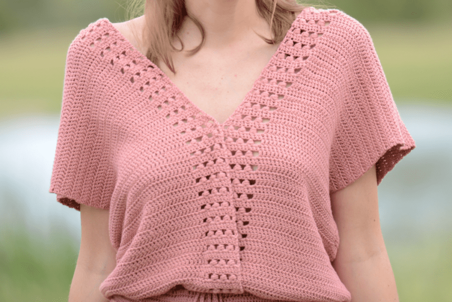 Free Dress Crochet Pattern | Cache Coeur Dress | Knitting with Chopsticks