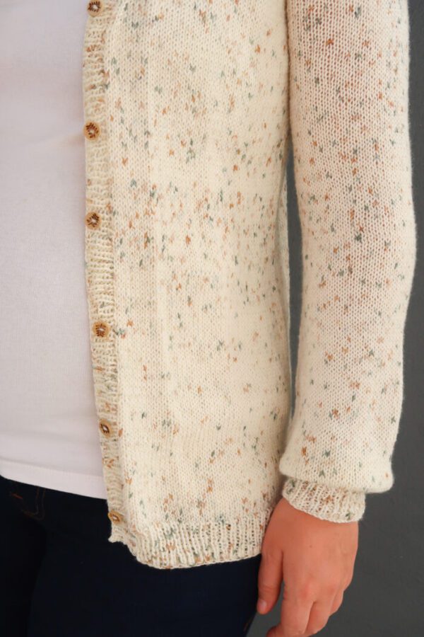 Simple Knit Cardigan Pattern | Salt and Pepper | Knitting with Chopsticks