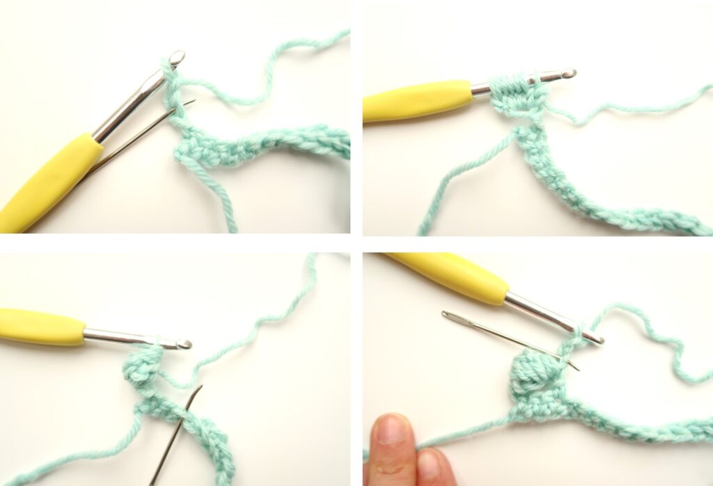 Lace and Bobbles Crochet Pattern - Floating Bobbles Stitch Pattern