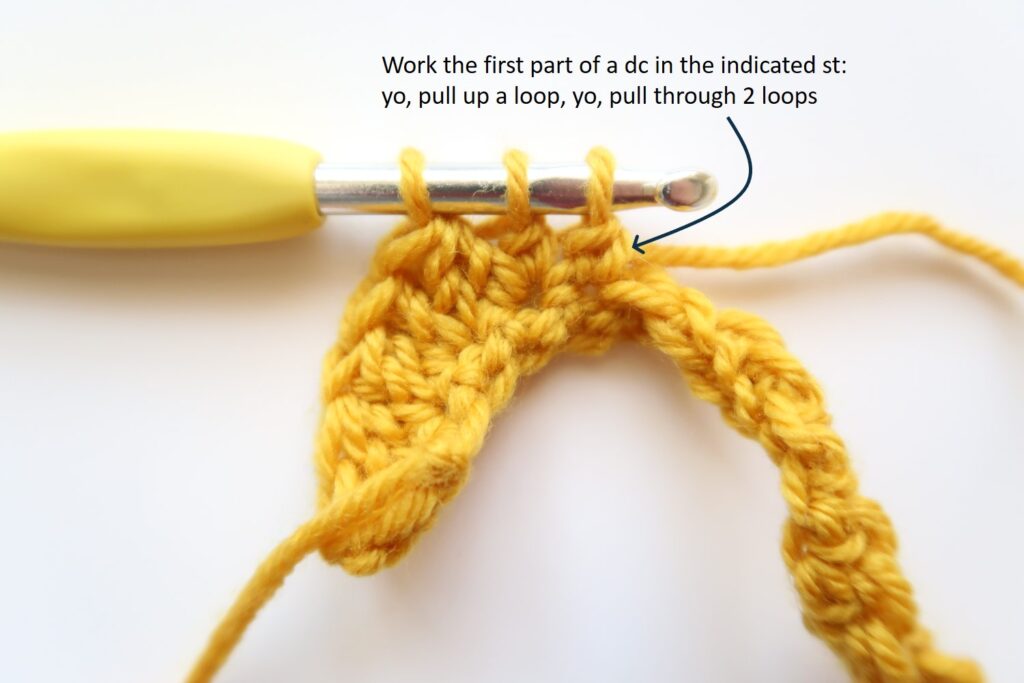 Increase-Decrease Crochet Stitch - Plain crochet stitch pattern