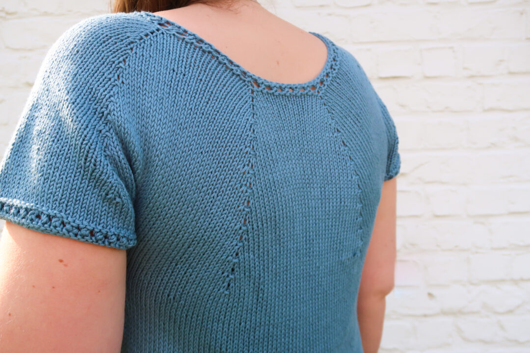 Summer Top Knitting Pattern - Juliet Knit Top Pattern
