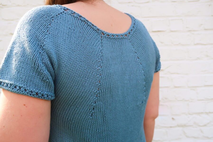 Summer Top Knitting Pattern - Juliet Knit Top Pattern