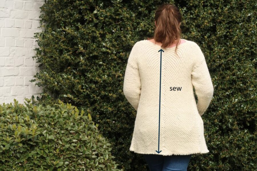 Chunky Knit Cardigan Pattern: Biased Cardigan Knitting Pattern