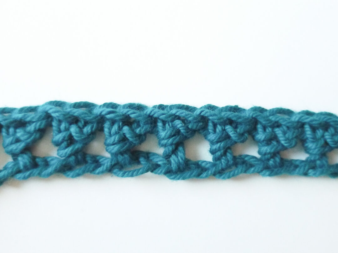 Mini Triangles Crochet Stitch Tutorial | Knitting with Chopsticks