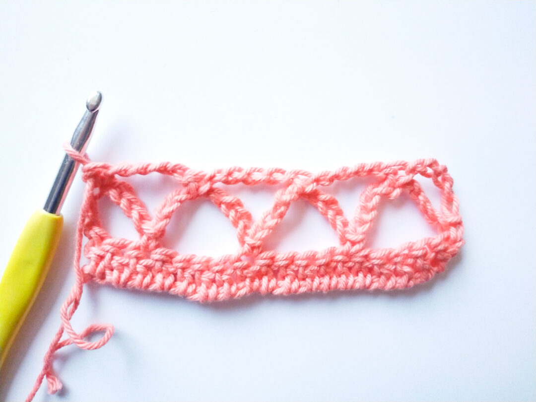 Open Mesh Stitch Crochet Pattern | Knitting with Chopsticks