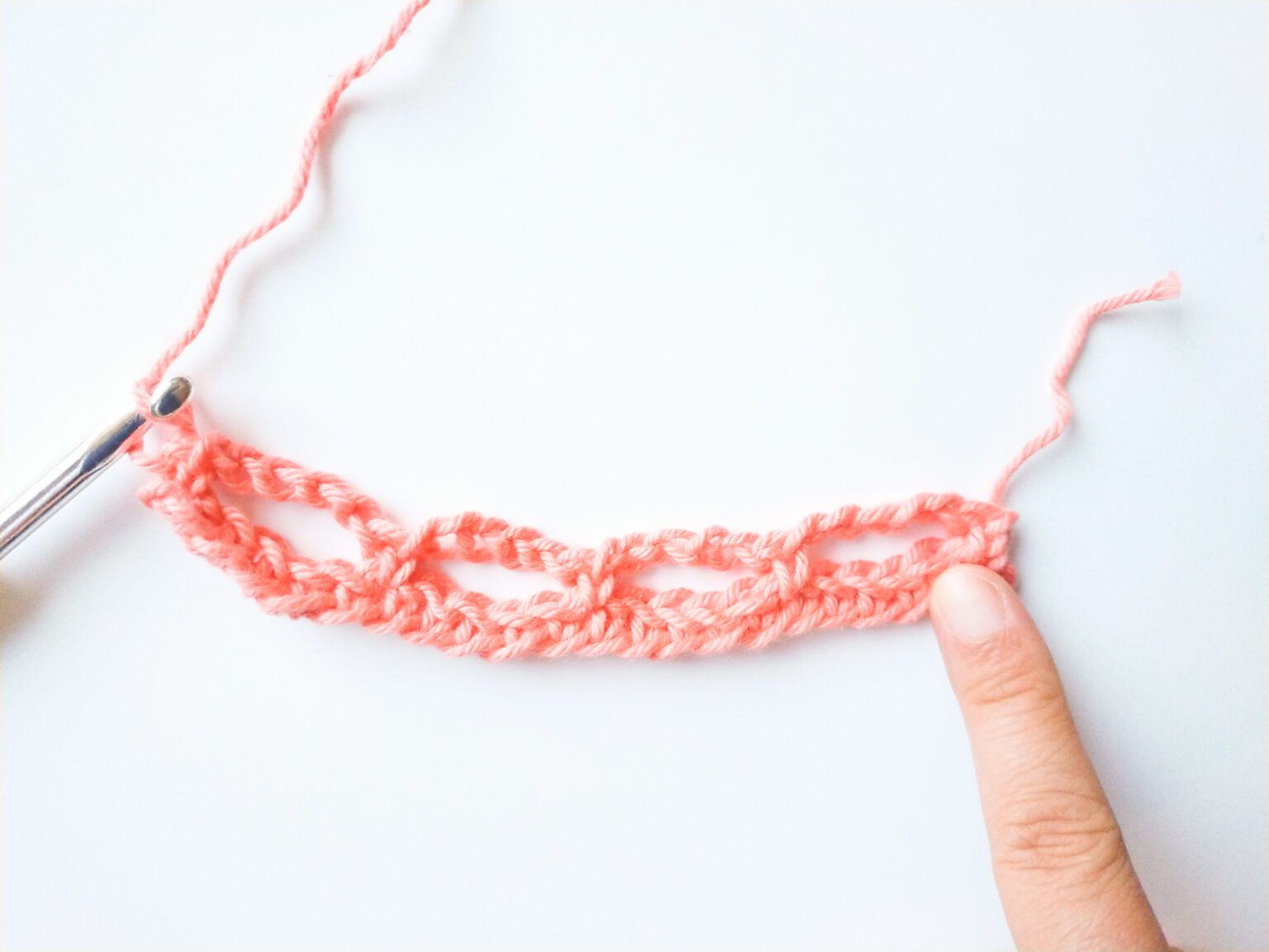 Bobble Bridge Crochet Stitch Pattern | Knitting with Chopsticks