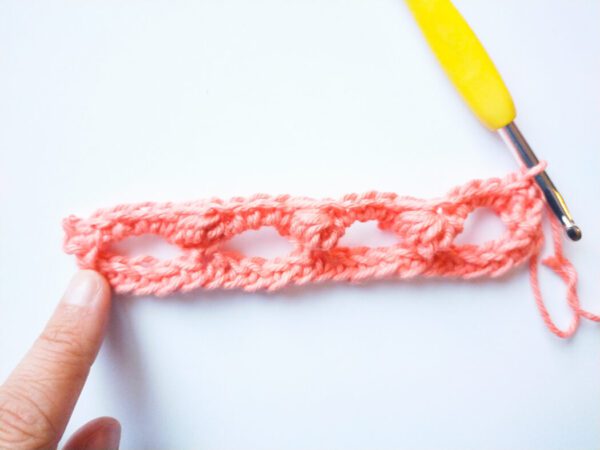 Bobble Bridge Crochet Stitch Pattern | Knitting with Chopsticks