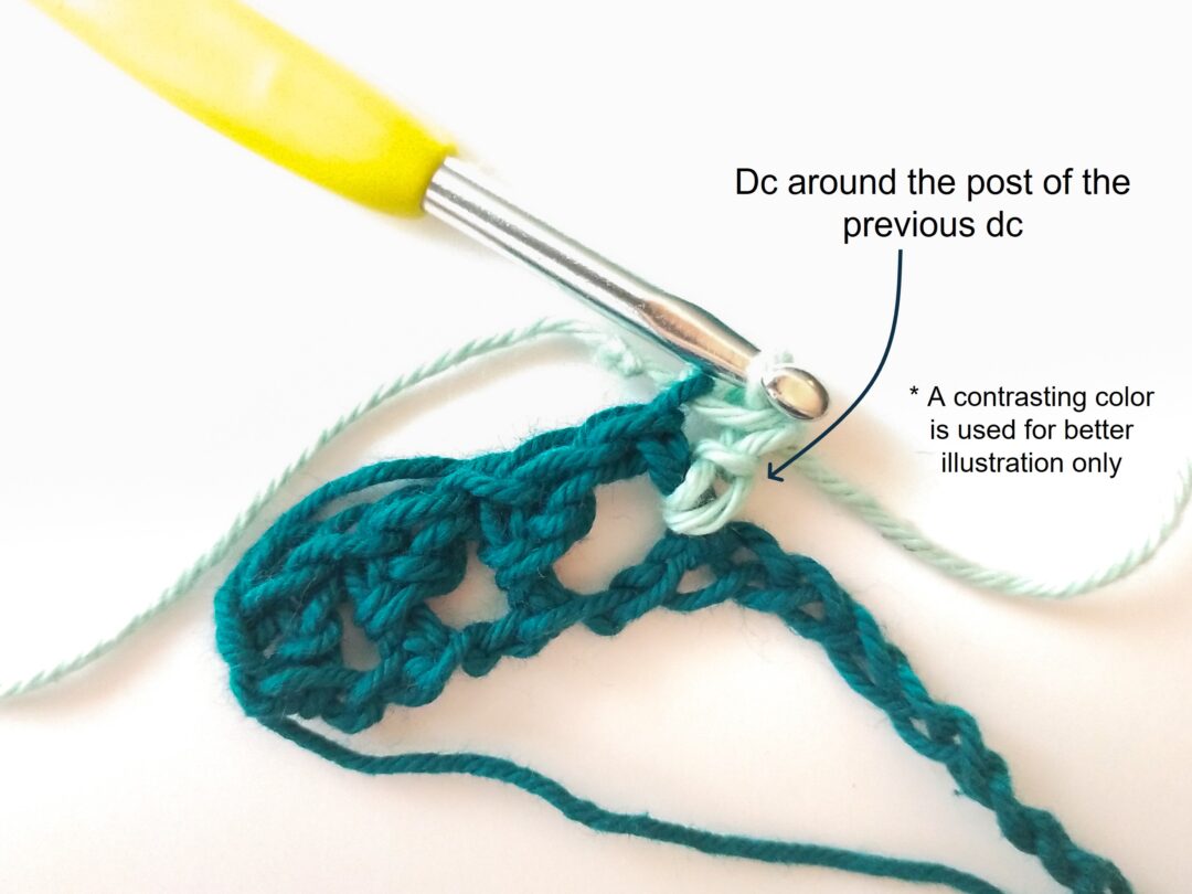 Mini Triangles Crochet Stitch Tutorial | Knitting with Chopsticks