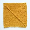 Blanket Square Knitting Pattern - X Marks the Spot knit square pattern