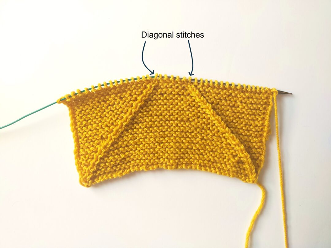 Blanket Square Knitting Pattern - X Marks the Spot knit square pattern