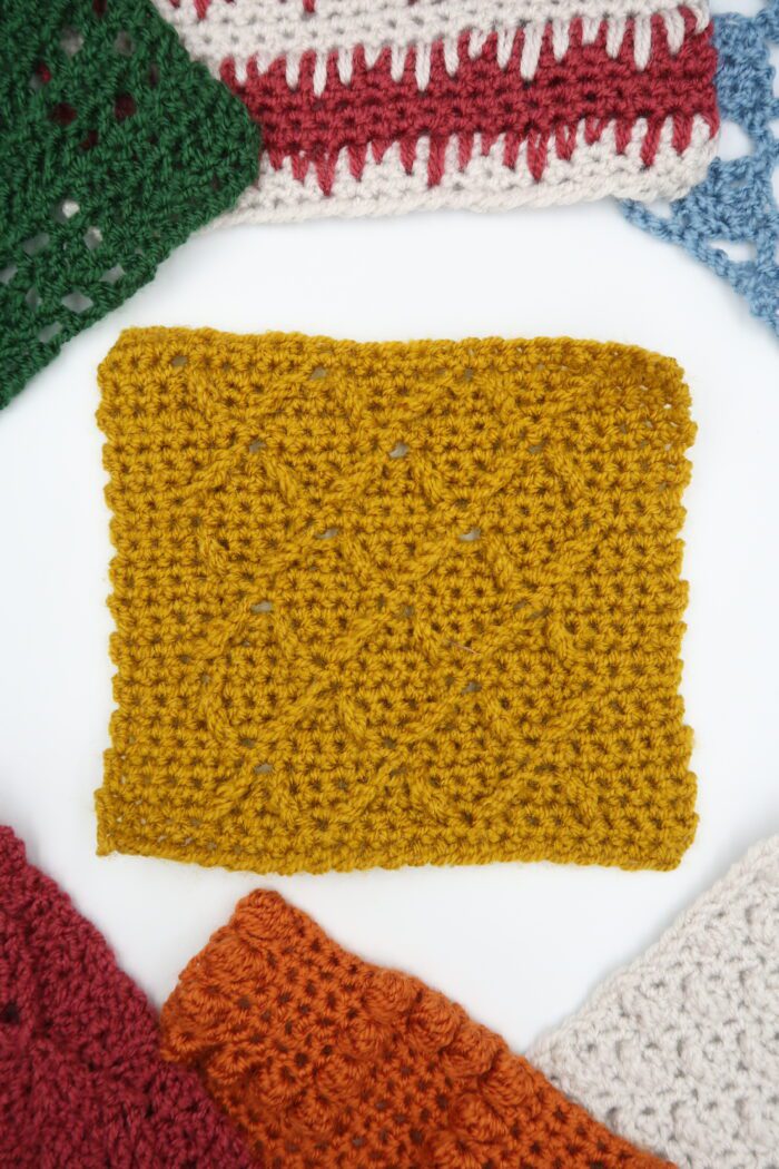 Lattice Stitch Crochet Pattern - FREE textured crochet pattern