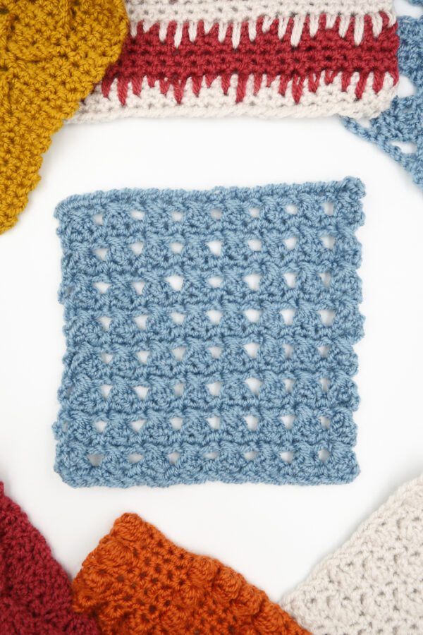16 FREE Crochet Stitch Patterns inspired by Geometry