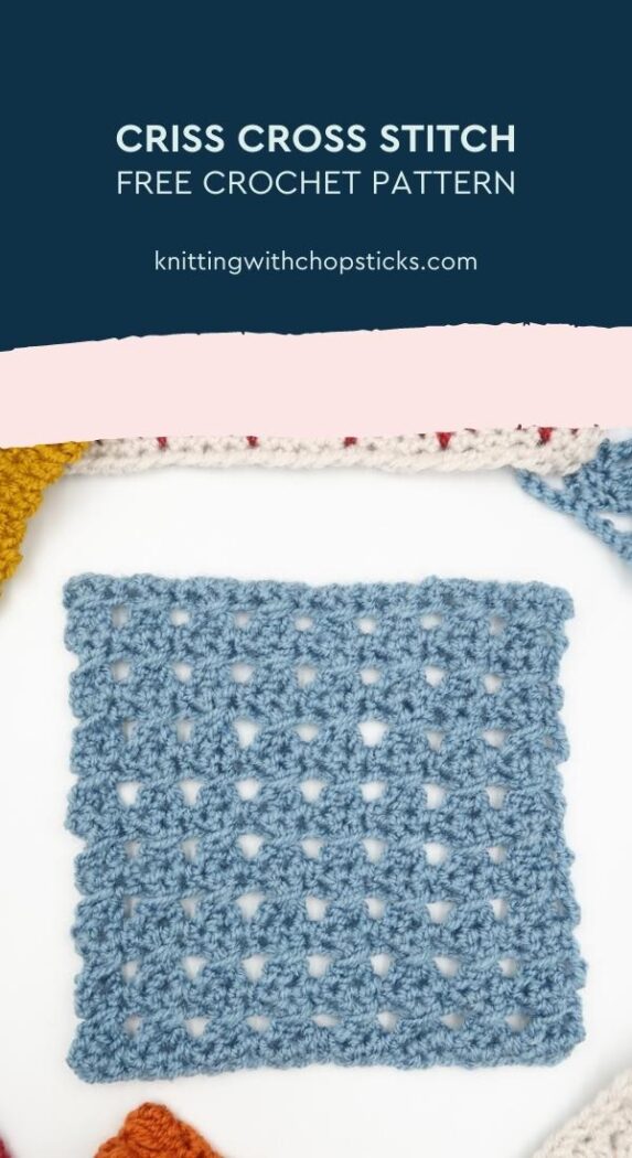 Criss-Cross Crochet Stitch Pattern - FREE Crochet Stitch Tutorial