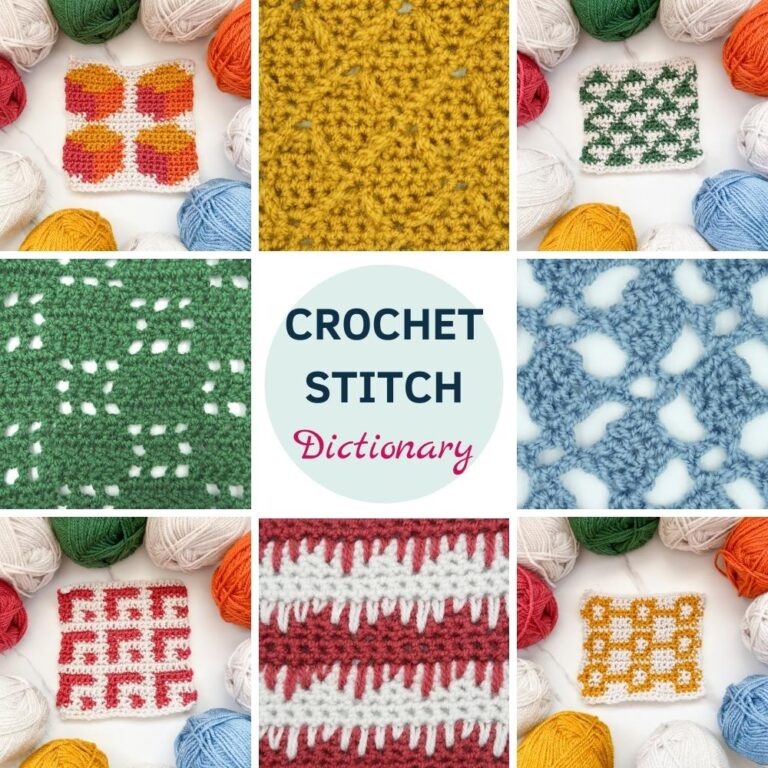 Dash Stitch Crochet Pattern - Lightly textured crochet stitch for blankets