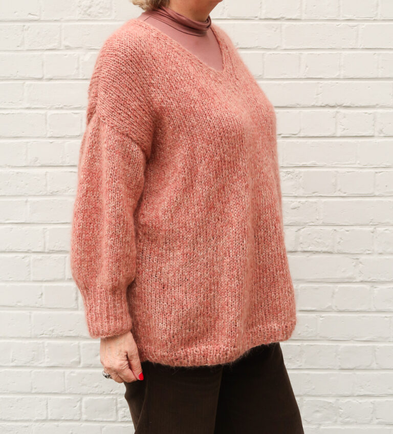 Fluffy Sweater Knitting Pattern - Esme Knit Sweater Pattern