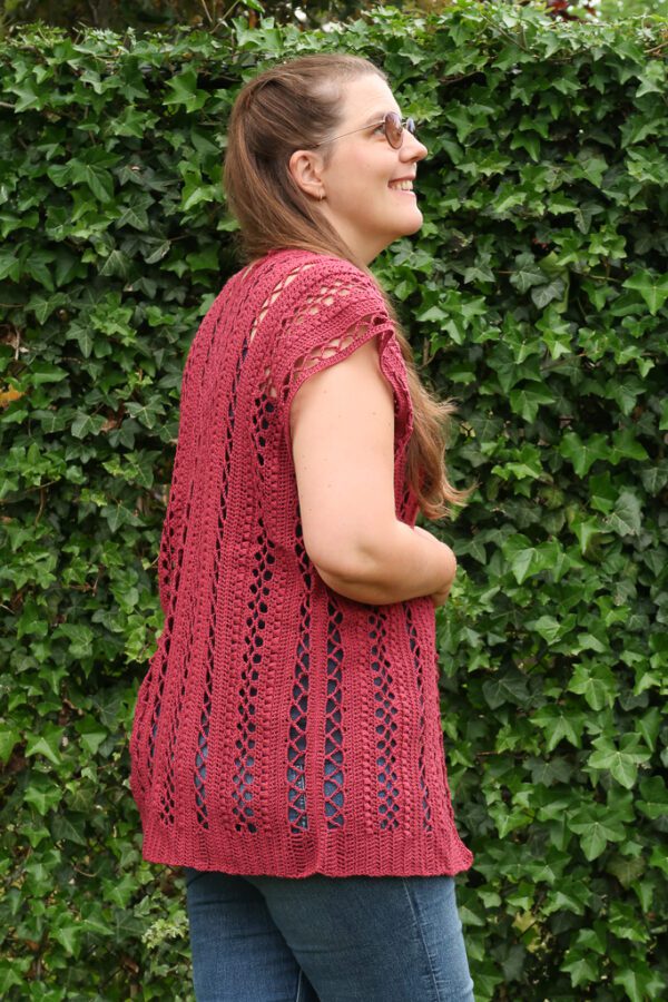 June Summer Cardigan Crochet Pattern | Knitting with Chopsticks