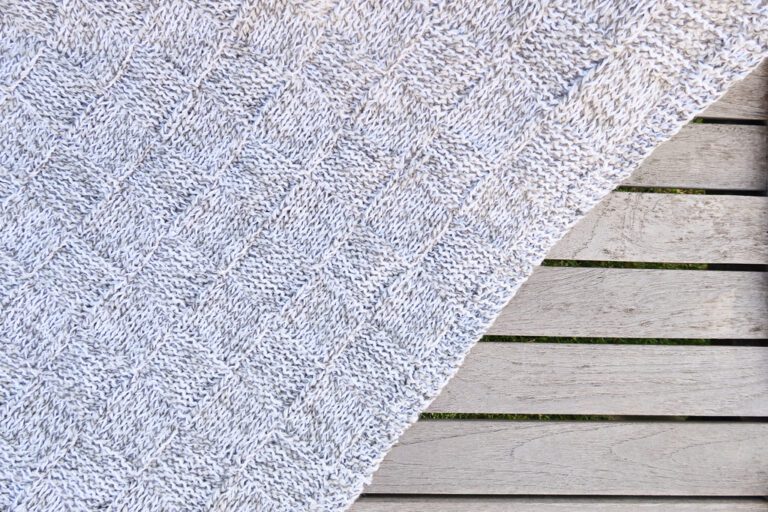 Baby Blanket Knitting Pattern FREE - Plaza Knit Baby Blanket Pattern