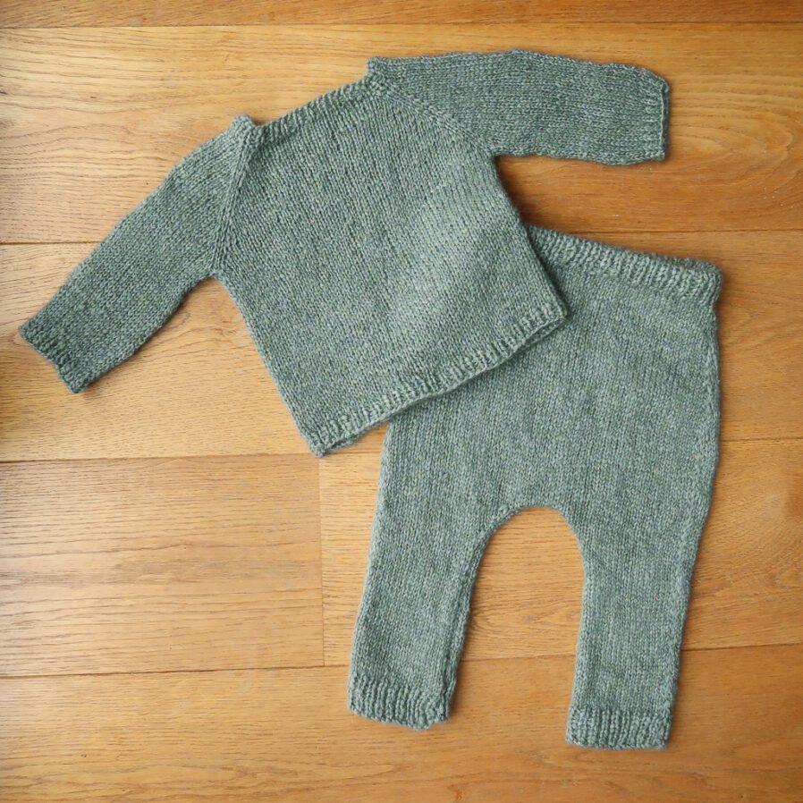 Aubin Baby Knit Set: Matching Baby Sweater and Pants | Knitting with ...