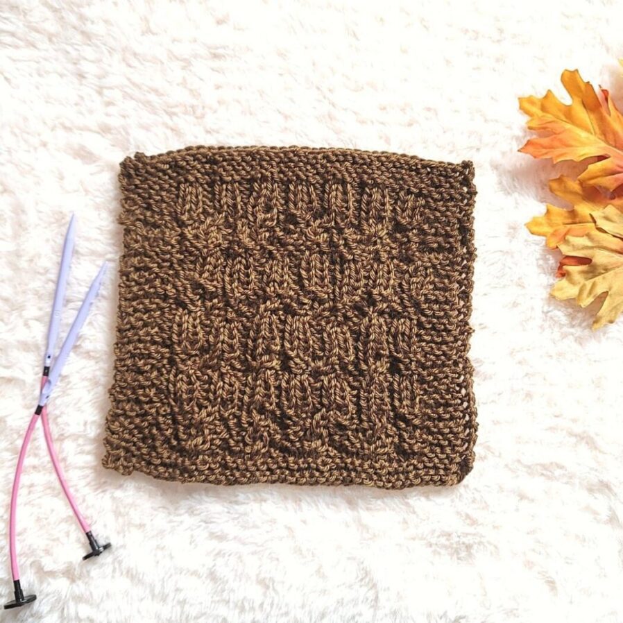 20 Free Knit Blanket Square Patterns - Charity Cozy Fall MAL