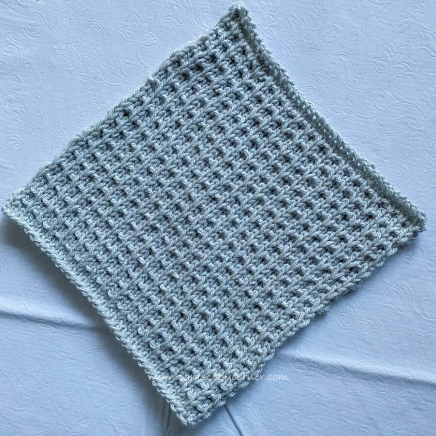 20 Free Knit Blanket Square Patterns - Charity Cozy Fall MAL