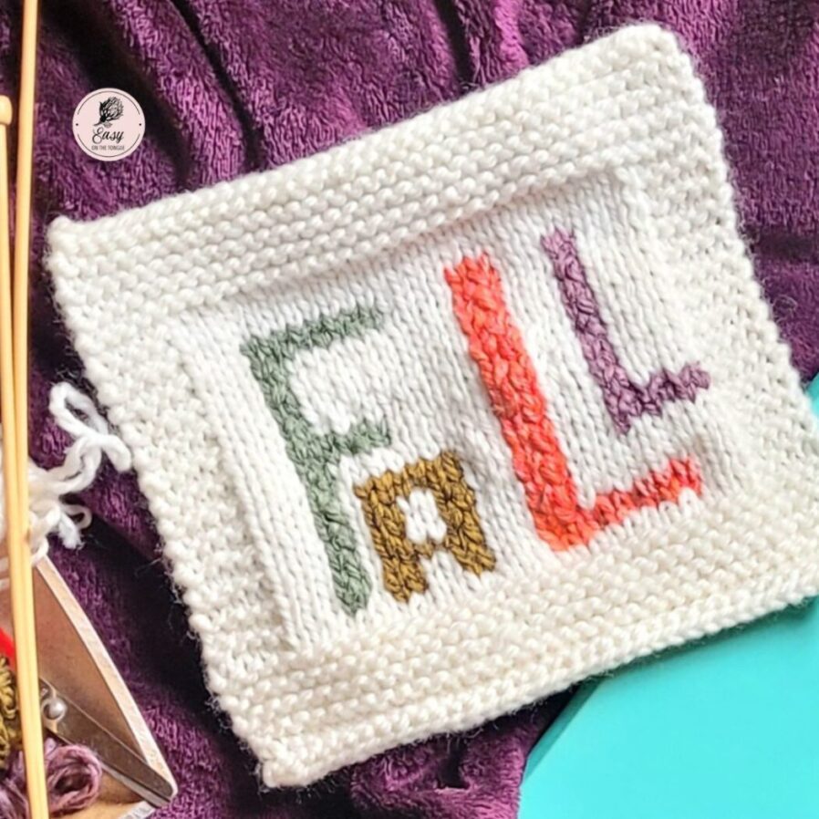 20 Free Knit Blanket Square Patterns - Charity Cozy Fall MAL