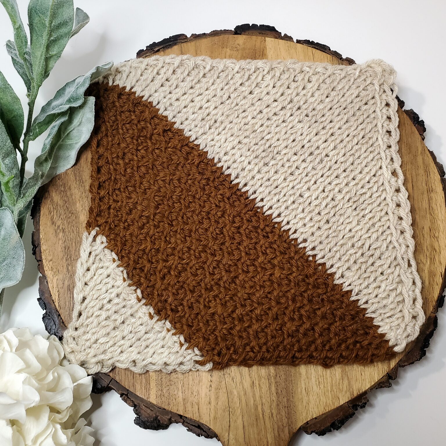 20 Free Tunisian Crochet Blanket Square Patterns - Charity Cozy Fall MAL