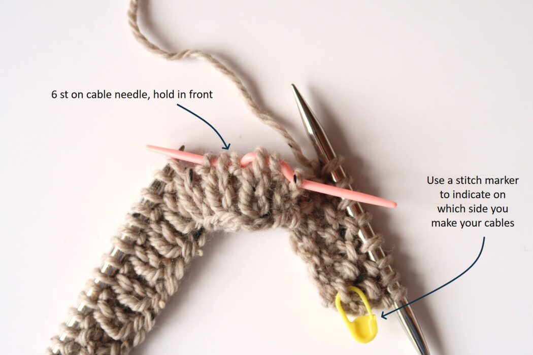 Cable Scarf Knitting Pattern - Tresse Infinity Scarf Knitting Pattern