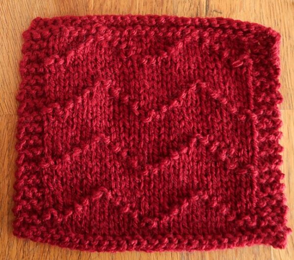 20 Free Knit Blanket Square Patterns - Charity Cozy Fall MAL