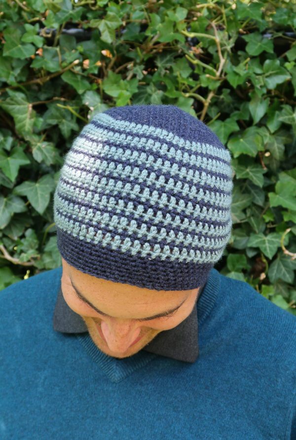 Men hat crochet pattern FREE - Leon men's crochet hat pattern