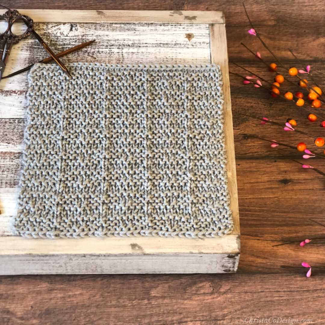 20 Free Knit Blanket Square Patterns - Charity Cozy Fall MAL