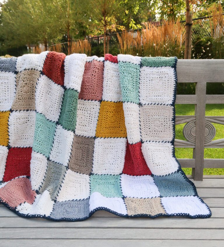 Scrap Yarn Crochet Blanket FREE Pattern - Not So Scrappy Scrap Yarn Blanket