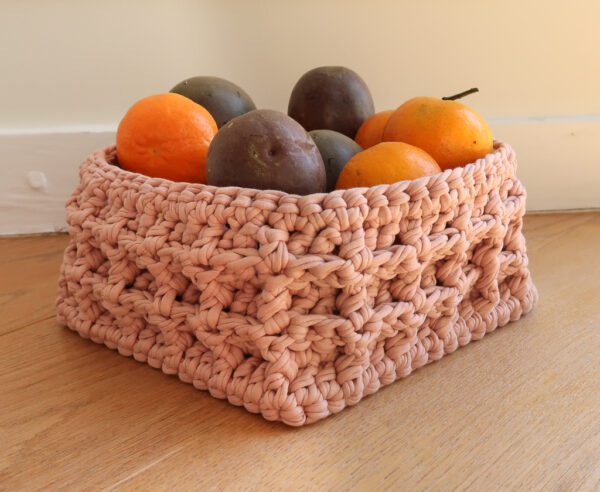 Free Basket Crochet Pattern - Square Crochet Basket Tutorial