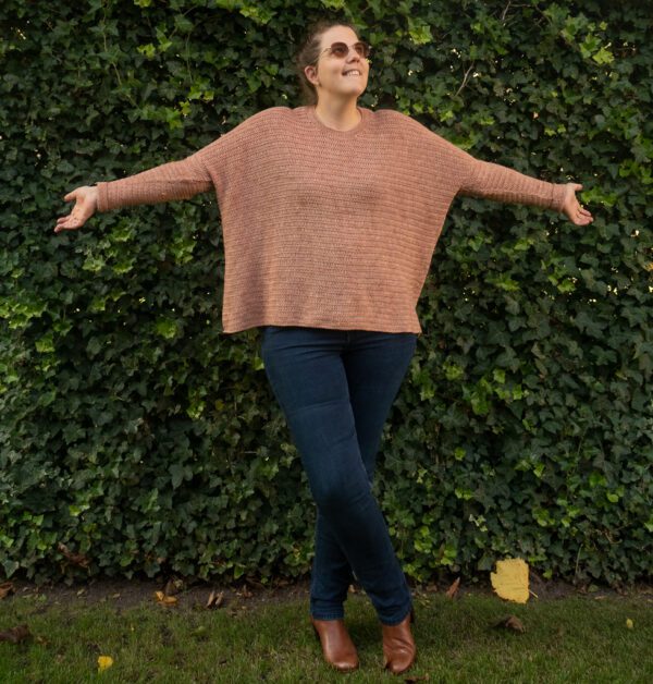Oversized Sweater Crochet Pattern FREE - Drapey Boxy Sweater