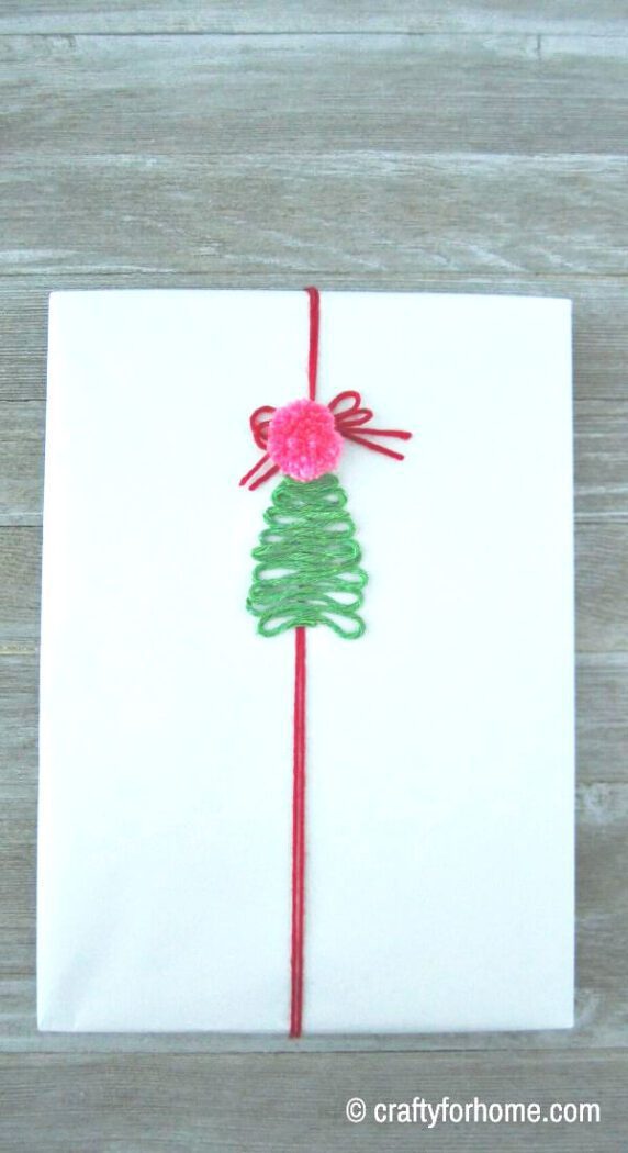 DIY Gift Packaging Ideas using Leftover Yarn | Knitting with Chopsticks