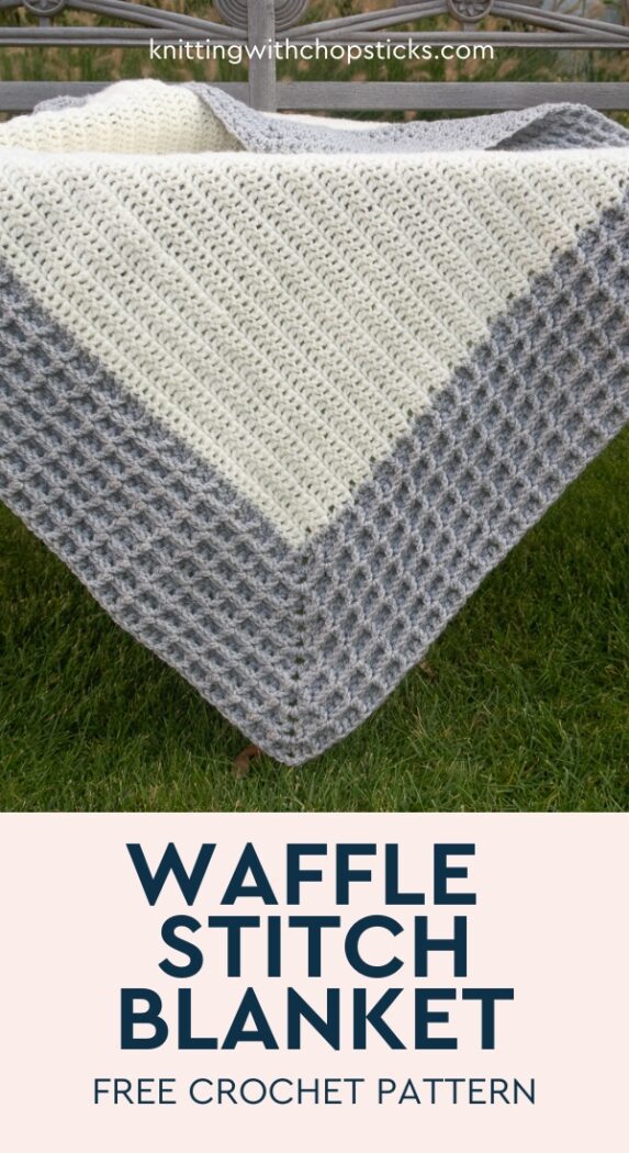 Waffle Stitch Crochet Pattern Free - Crochet Blanket Border Pattern