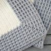 Waffle Stitch Crochet Pattern Free - Crochet Blanket Border Pattern