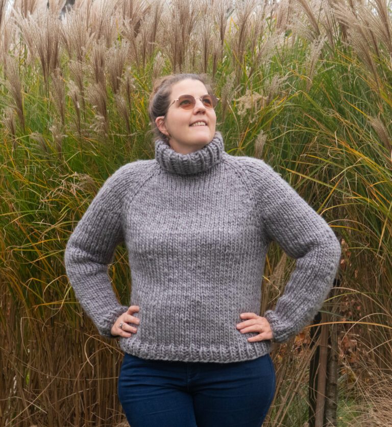 Chunky Sweater Knitting Pattern FREE raglan sweate pattern